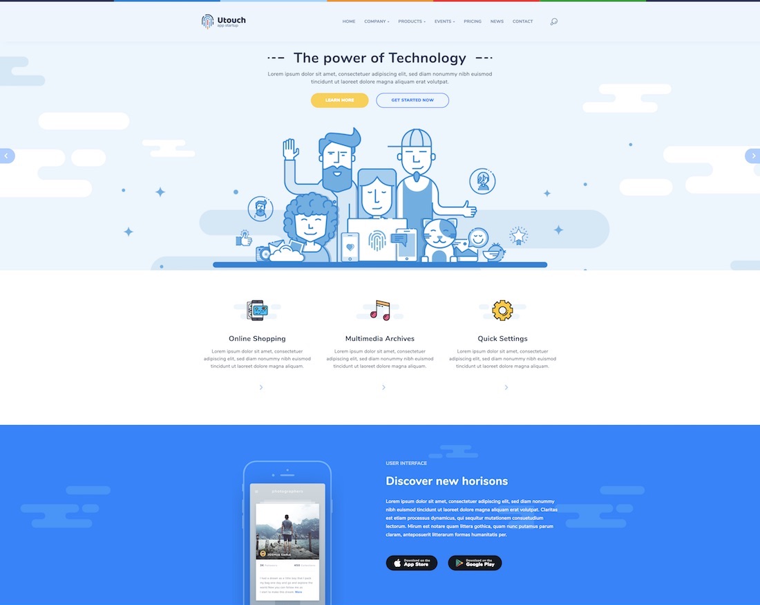 22 Best Technology Website Templates 2025
